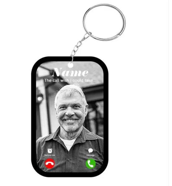 Personalized Acrylic Photo Keychain – Festivano